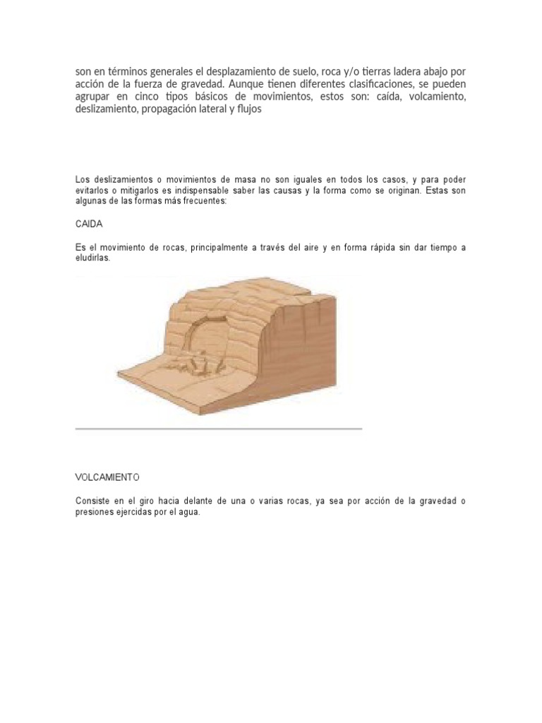 Movimiento en Masa | PDF | Suelo | Temblores