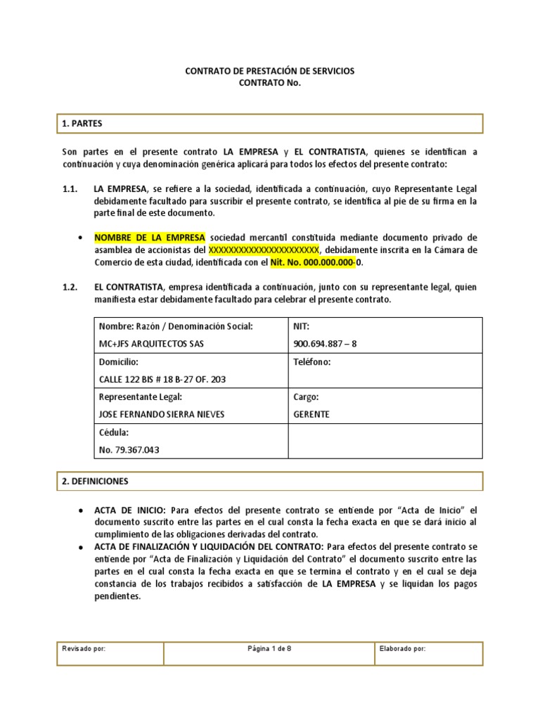 Minuta Contrato Genérico | PDF | Empresas | Propiedad