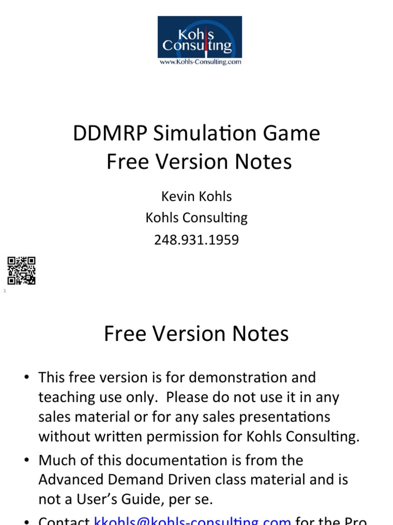 DDMRP Simulation Guide | PDF | Microsoft Excel | Inventory