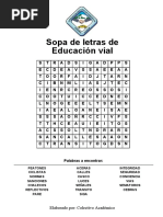 Sopa de Letras de Desastres Naturales - 20 | PDF
