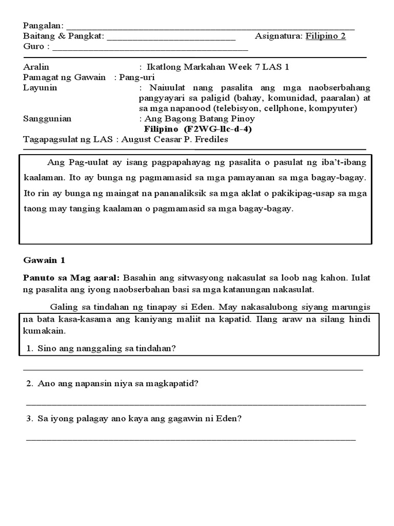 Module 7 - Week 7 Las 1 Jim Edited | PDF