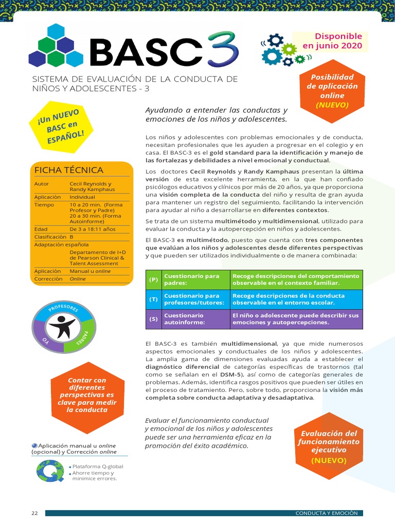 Basc 3 | PDF | Las emociones | Comportamiento