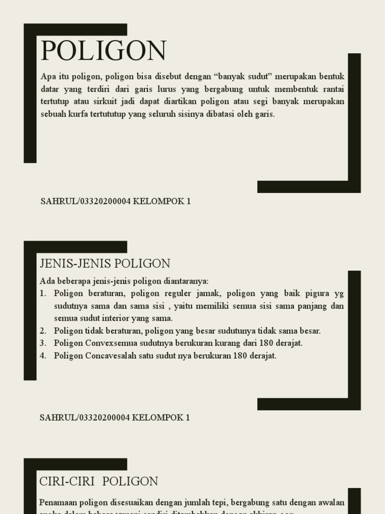 Poligon 1 | PDF