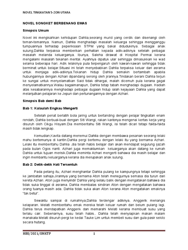 Sinopsis Novel Sbe | PDF