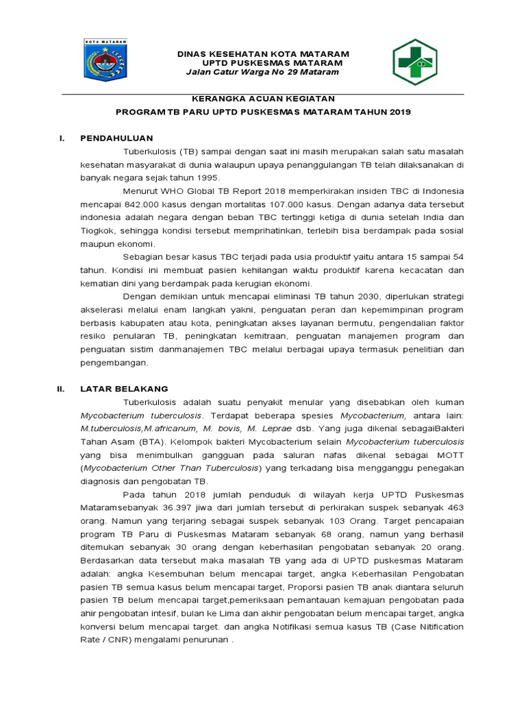 KAK Program TB | PDF