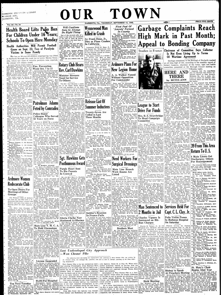 Narberth Library News - Sept 1945 | PDF | Violence