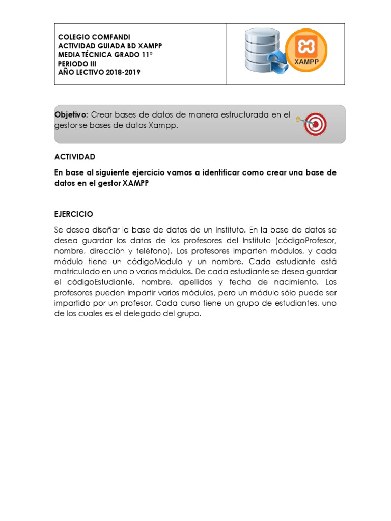 Actividad Guiada Xampp | PDF