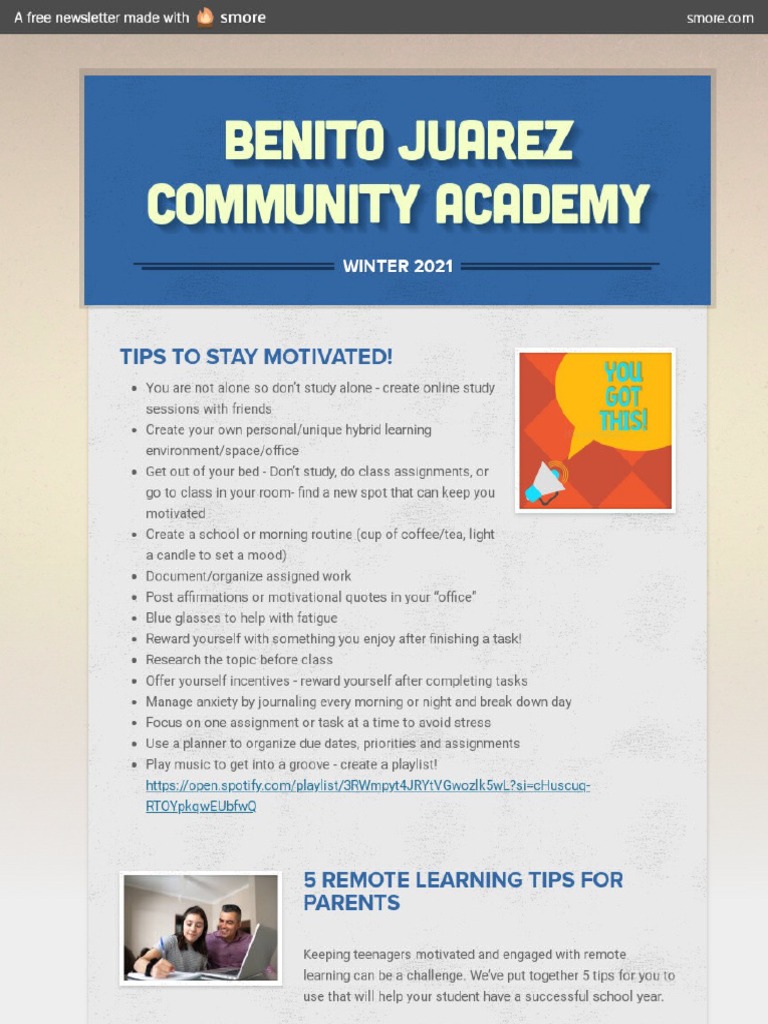 Benito Juarez Community Academy Final | PDF