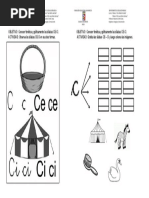 Guía Sílabas Ce Ci | PDF | Cognición | Comunicación escrita