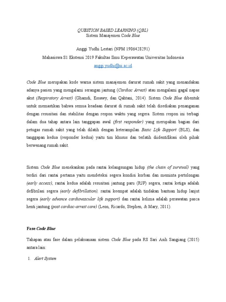 Anggi Yudhi Lestari - QBL1 - KGD | PDF