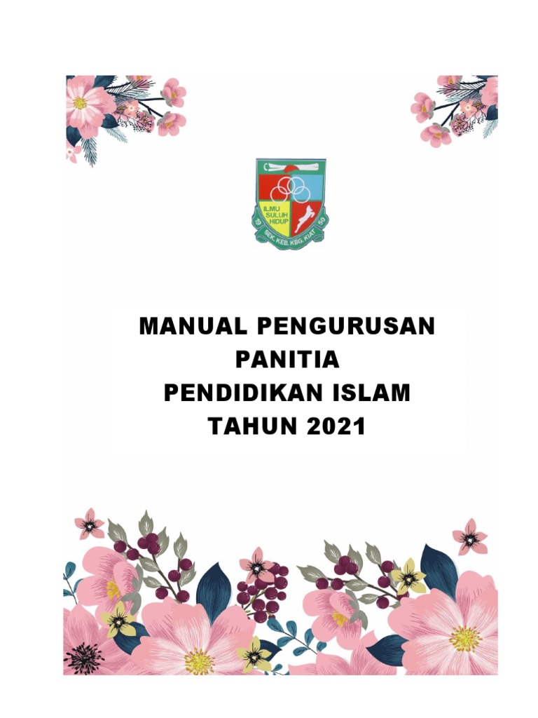 Manual Pengurusan Panitia Pendidikan Islam 2021 | PDF