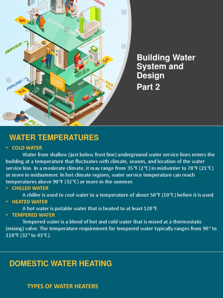 4 Building Water System and Design Part 2 | PDF | Water Heating ...