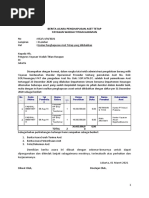 Surat Permohonan Write-Off Aset | PDF