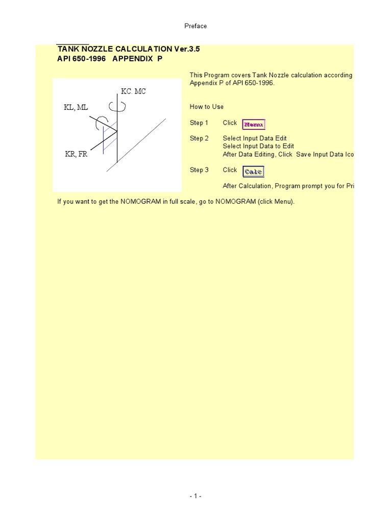 Nozzle Evaluation - Tank API 650 | PDF