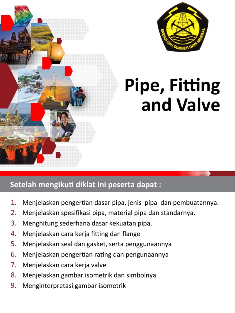 Dasar Pipa, Fitting, dan Valve | PDF