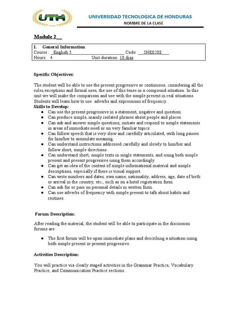 English 5 Module 2 | PDF | Consonant | English Language
