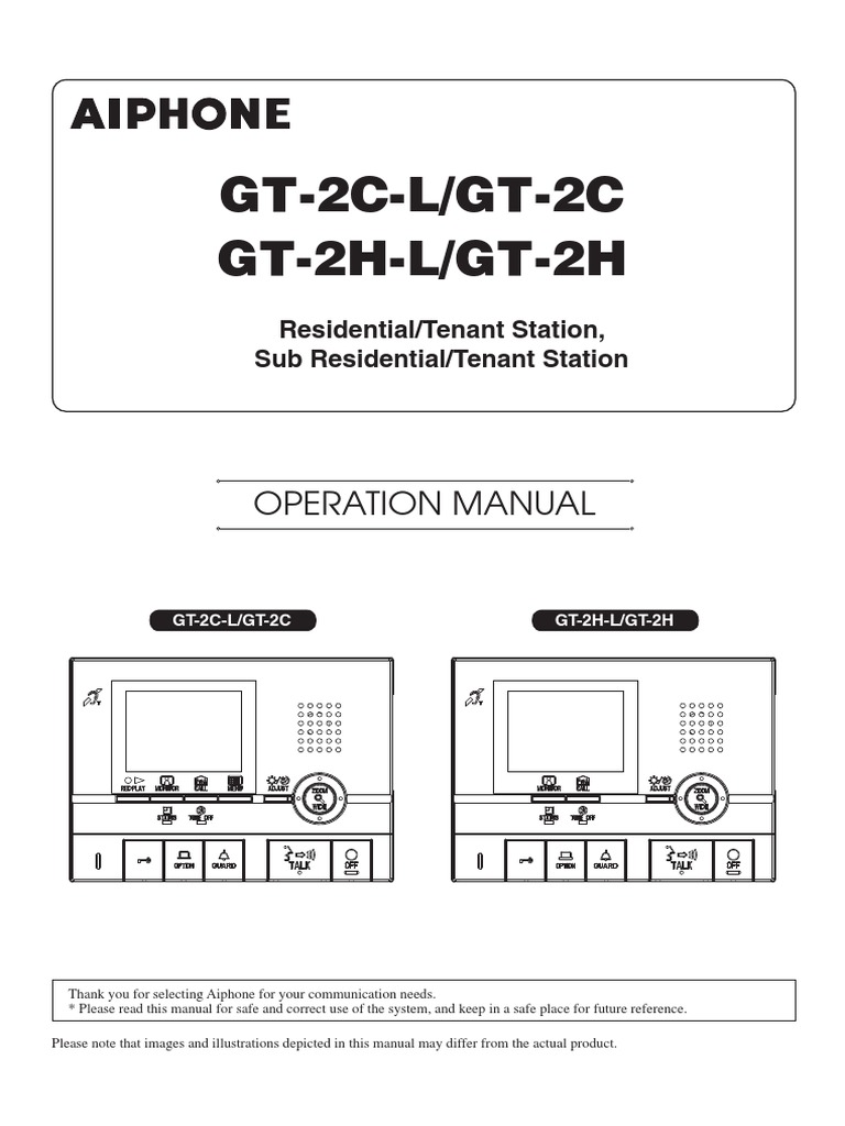 GT Operation Manual GT 2C (L) GT 2H (L) | PDF | Computer Monitor ...