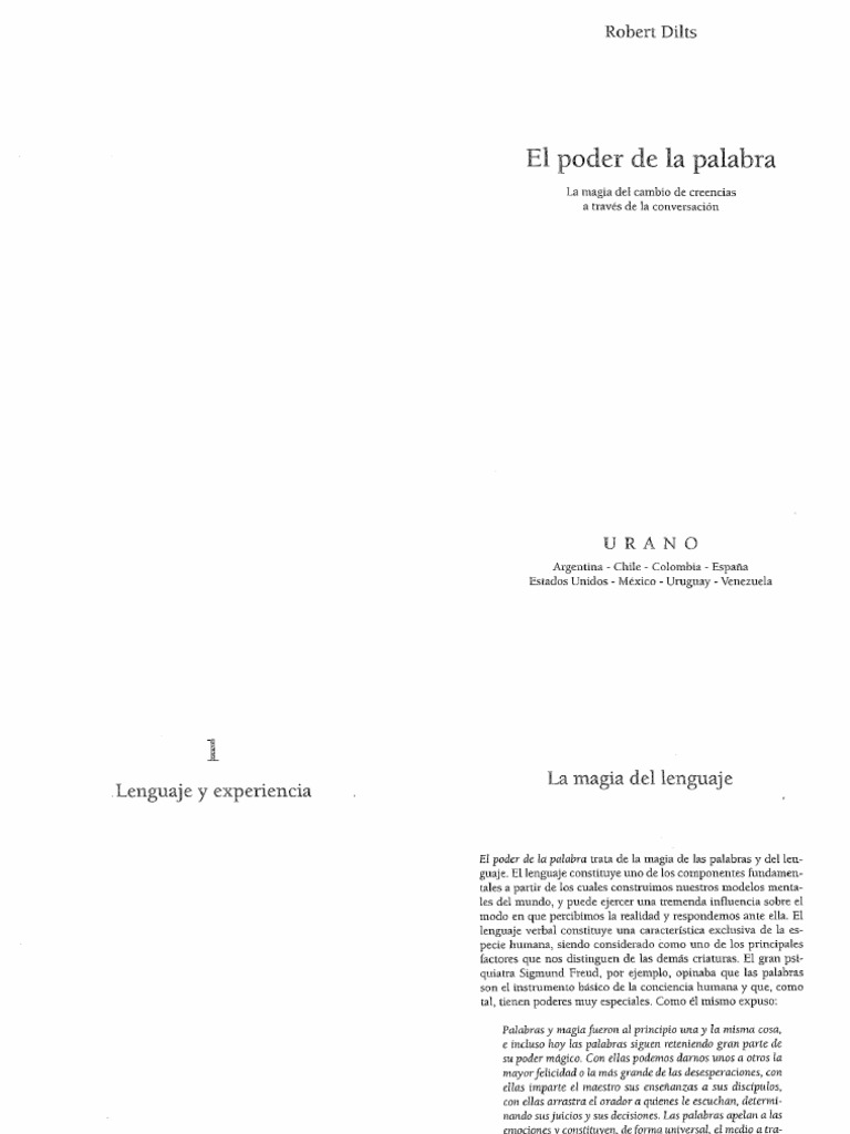 El Poder de La Palabra | PDF