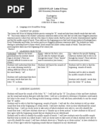 Lesson Plans For Remedial Reading | PDF | Phonics | Flashcard