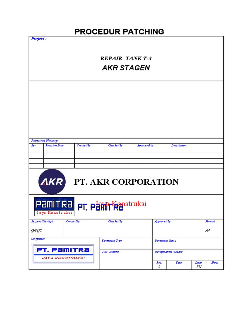 Procedur Patching | PDF