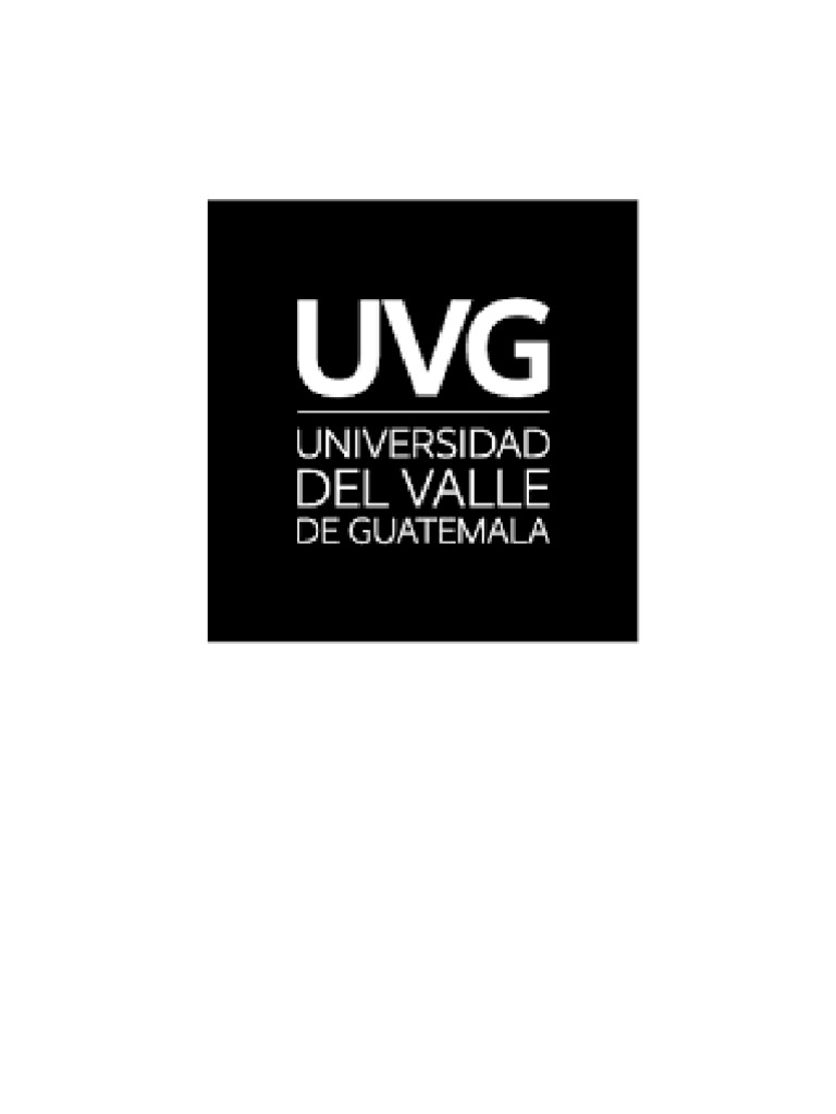 Logo de La UVG en Blanco y Negro