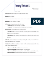 Literary Elements Review Worksheet | PDF