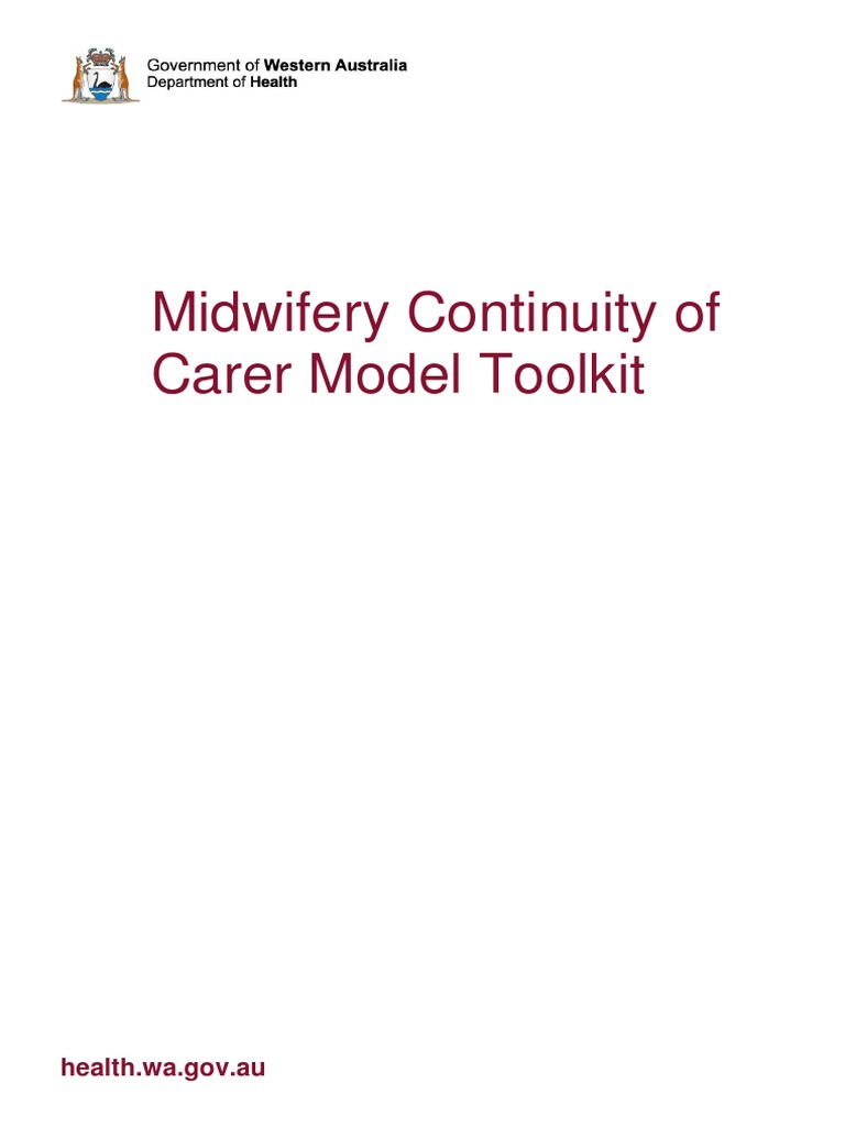 Midwifery Continuity of Carer Model Toolkit: Health - Wa.gov - Au | PDF ...