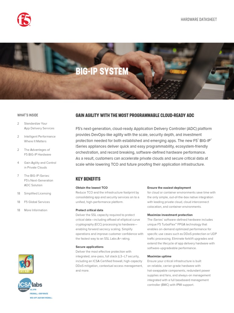 Big-Ip System: Gain Agility With The Most Programmable Cloud-Ready Adc ...