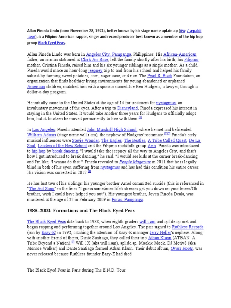 ), Is A Filipino-American Rapper, Singer and Record Producer Best Known ...