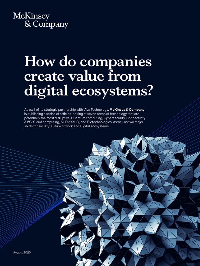 How Do Companies Create Value From Digital Ecosystems VF | PDF ...