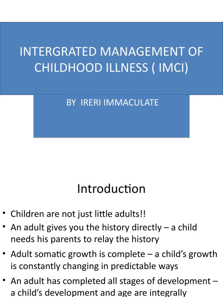 Imci Repaired Notes | PDF | Breastfeeding | Pneumonia