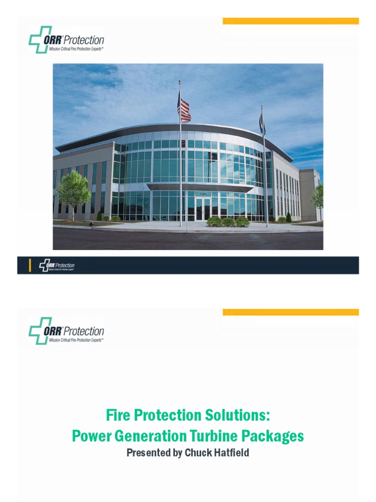 Fire Protection Solutions for Power Generation Facilities: A ...