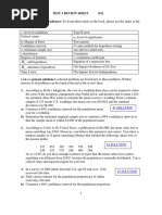 AP Statistics Unit 2 Practice Test | PDF | Errors And Residuals ...