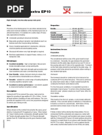 Conbextra EP75: High Strength Epoxy Grout | PDF | Cookware And Bakeware ...