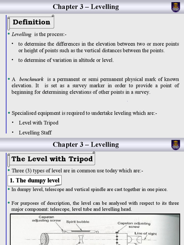 Chapter 3 - Levelling | PDF | Metrology | Scientific Observation