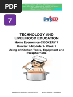 Detailed Lesson Plan in Tle Kitchen Utensils and Equipment | PDF ...