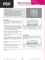 Grilles and Diffusers - Saif Qatar | PDF | Duct (Flow) | Extrusion