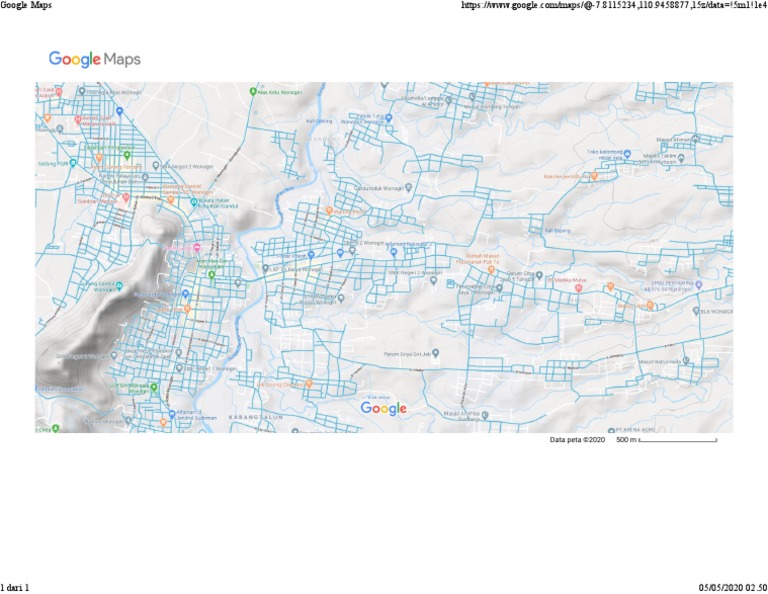 Peta Wonogiri HD | PDF