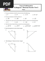 Year 8 Maths Test - Yearly Exam - Questions | PDF | Area | Mathematics