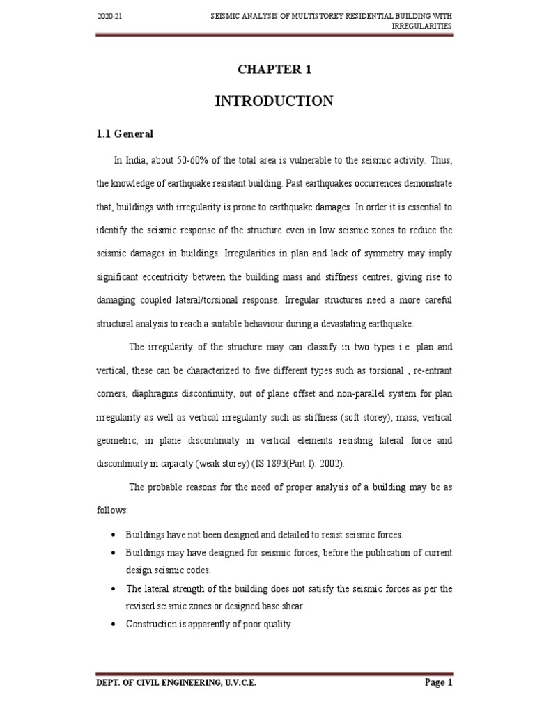 Building With Irregularities | PDF | Earthquake Engineering | Beam ...