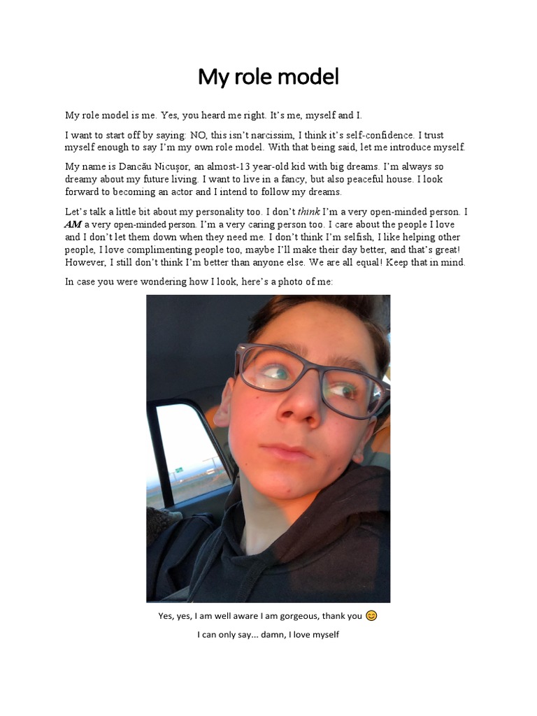 My Role Model (Project) | PDF