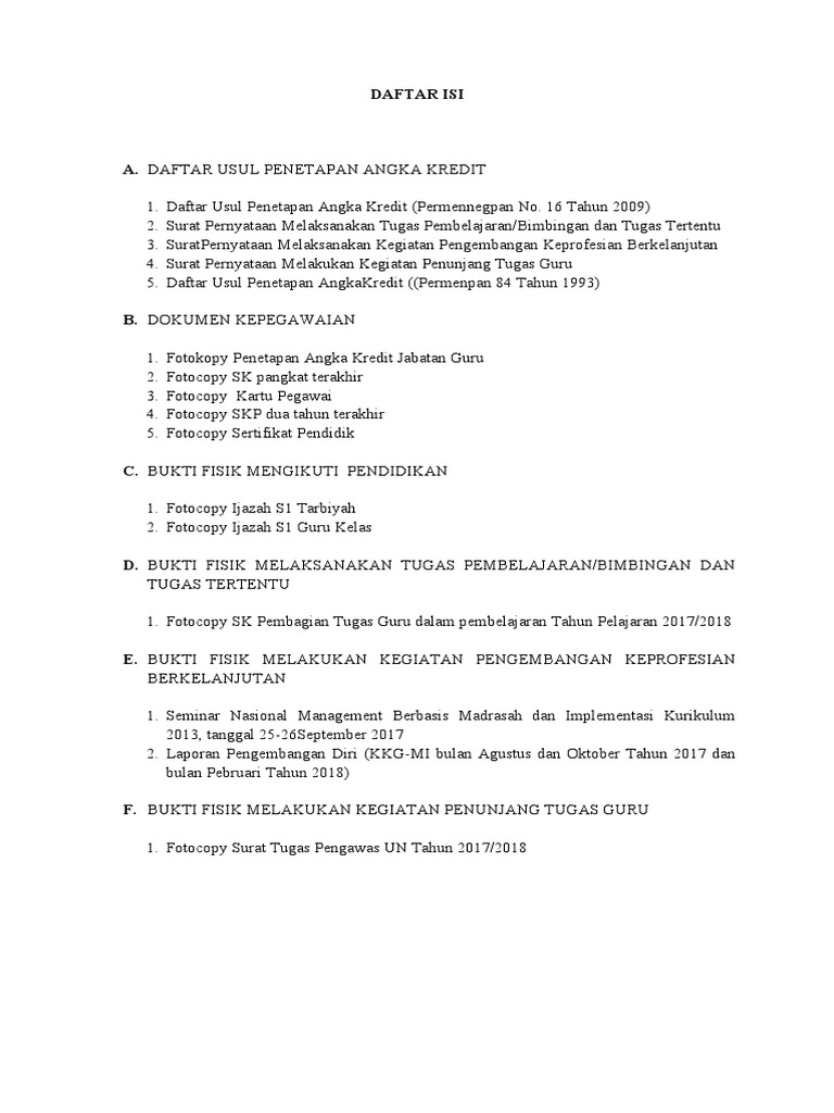 Perhitungan Dupak | PDF