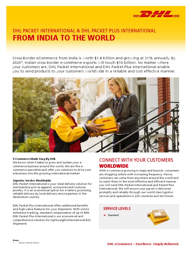 From India To The World: DHL Packet International & DHL Packet Plus ...