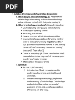 CSS 2026 Criminology Syllabus | PDF