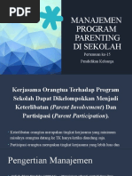 Sop Pelibatan Orang Tua Keluarga Tk/paud | PDF