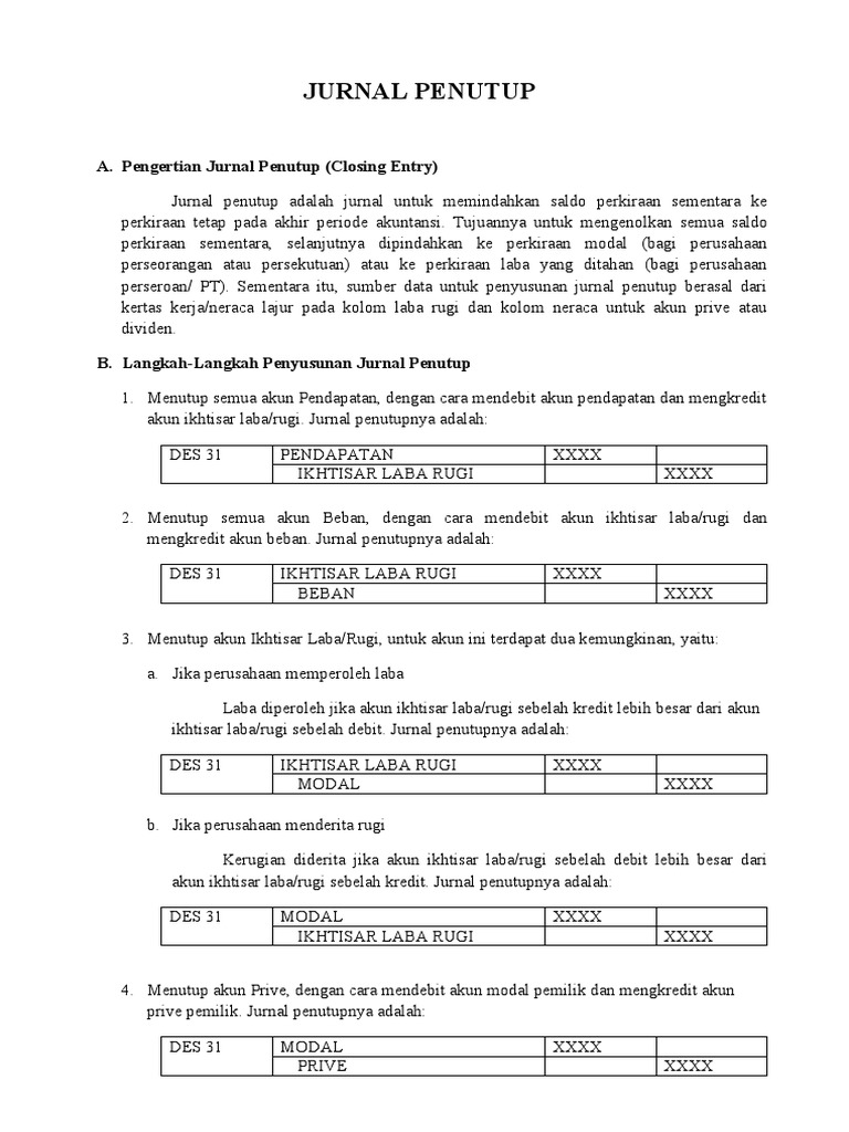 Closing Journal | PDF
