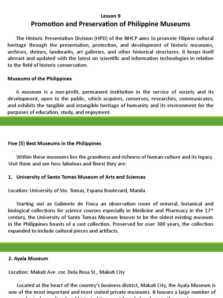 Phil History Lesson 9 | PDF | Philippines | Sculpture