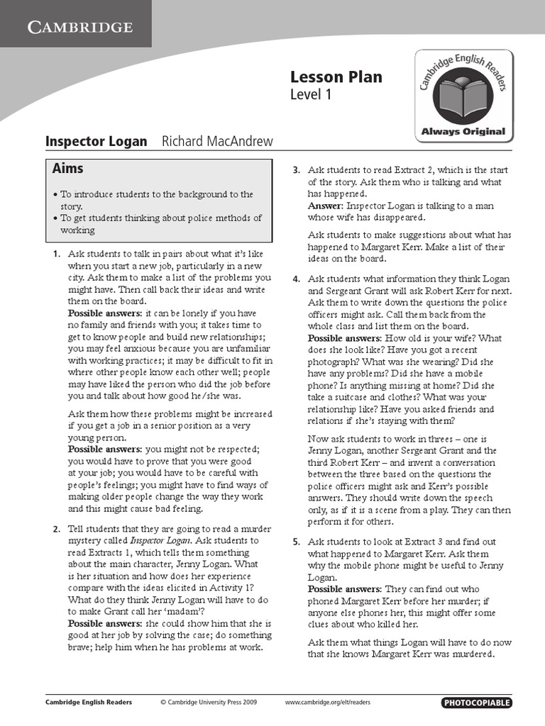 Lesson Plan: Richard Macandrew | PDF