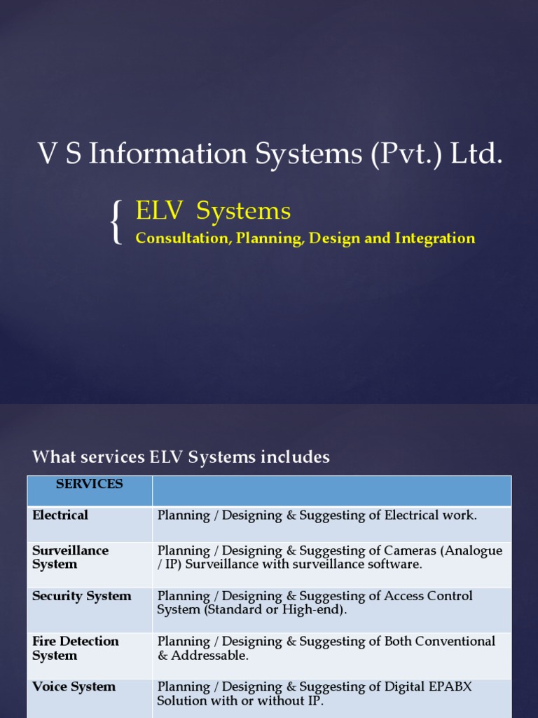Vsis - Elv Solution in Sri Lanka | PDF