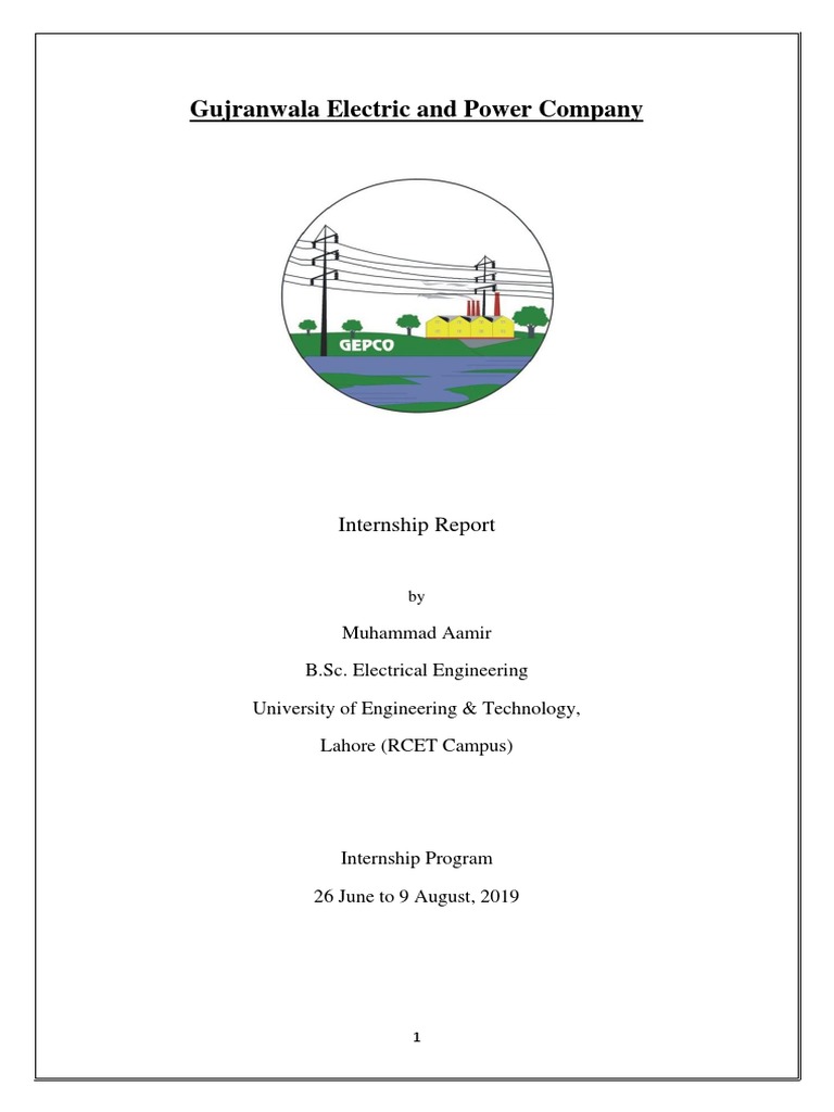 Gujranwala Electric and Power Company Internship Report | PDF ...